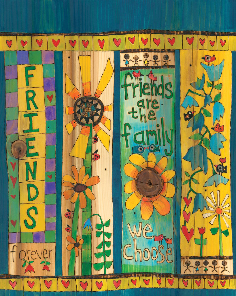 Friends Forever Art Pole - 20" – Painted Peace - the Art of Stephanie ...