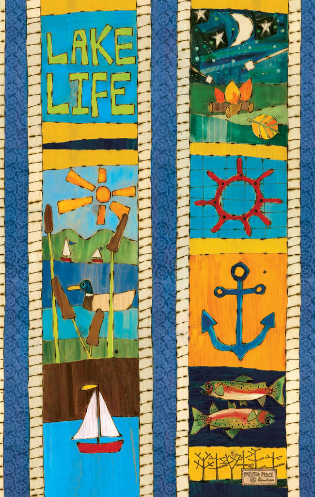 Lake Life Mini Art Pole - 13 inch – Painted Peace - the Art of ...